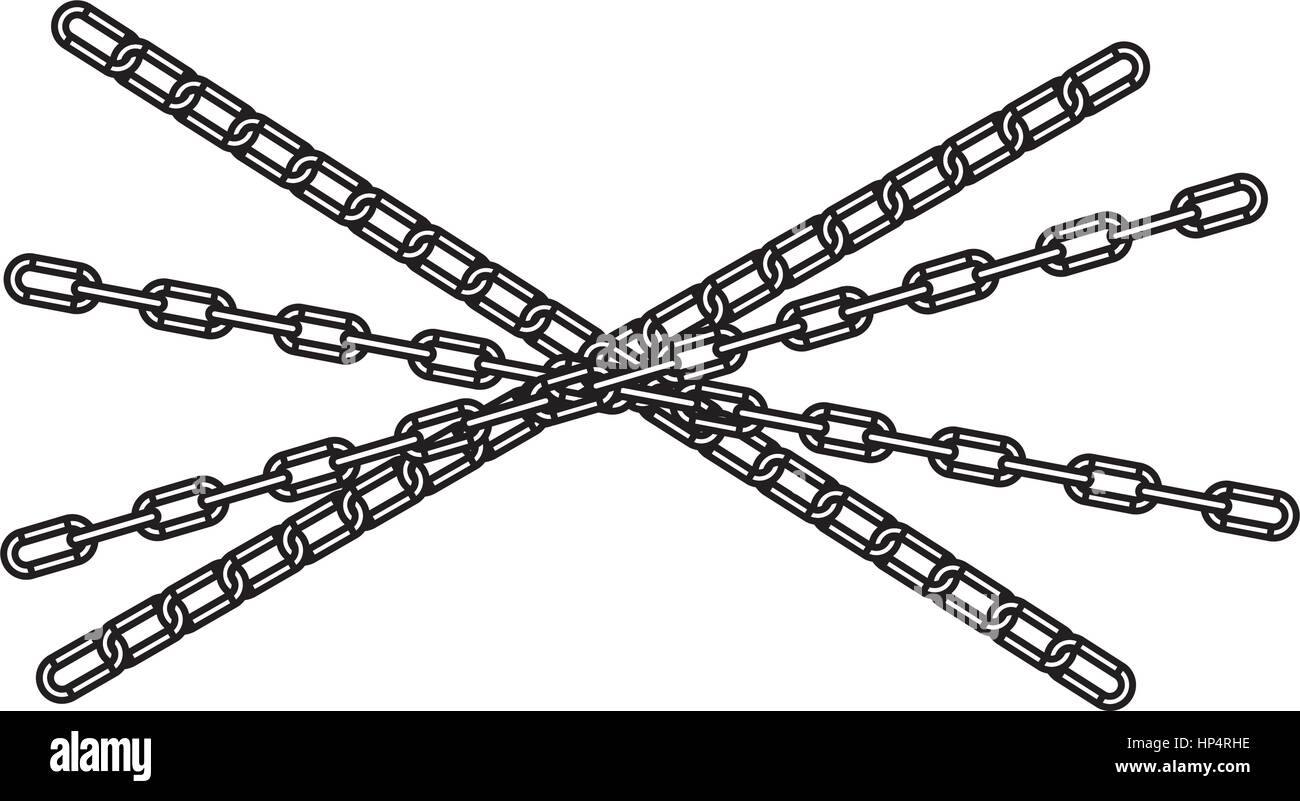 Set Of Chains Stock Vector Images - Alamy