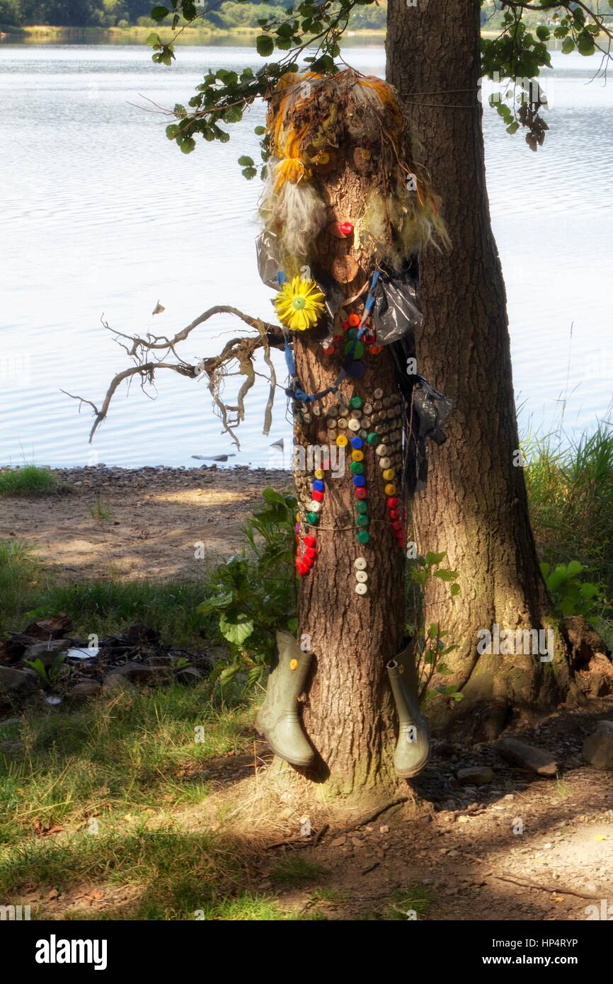 A tree with shoes Stock Photo - Alamy