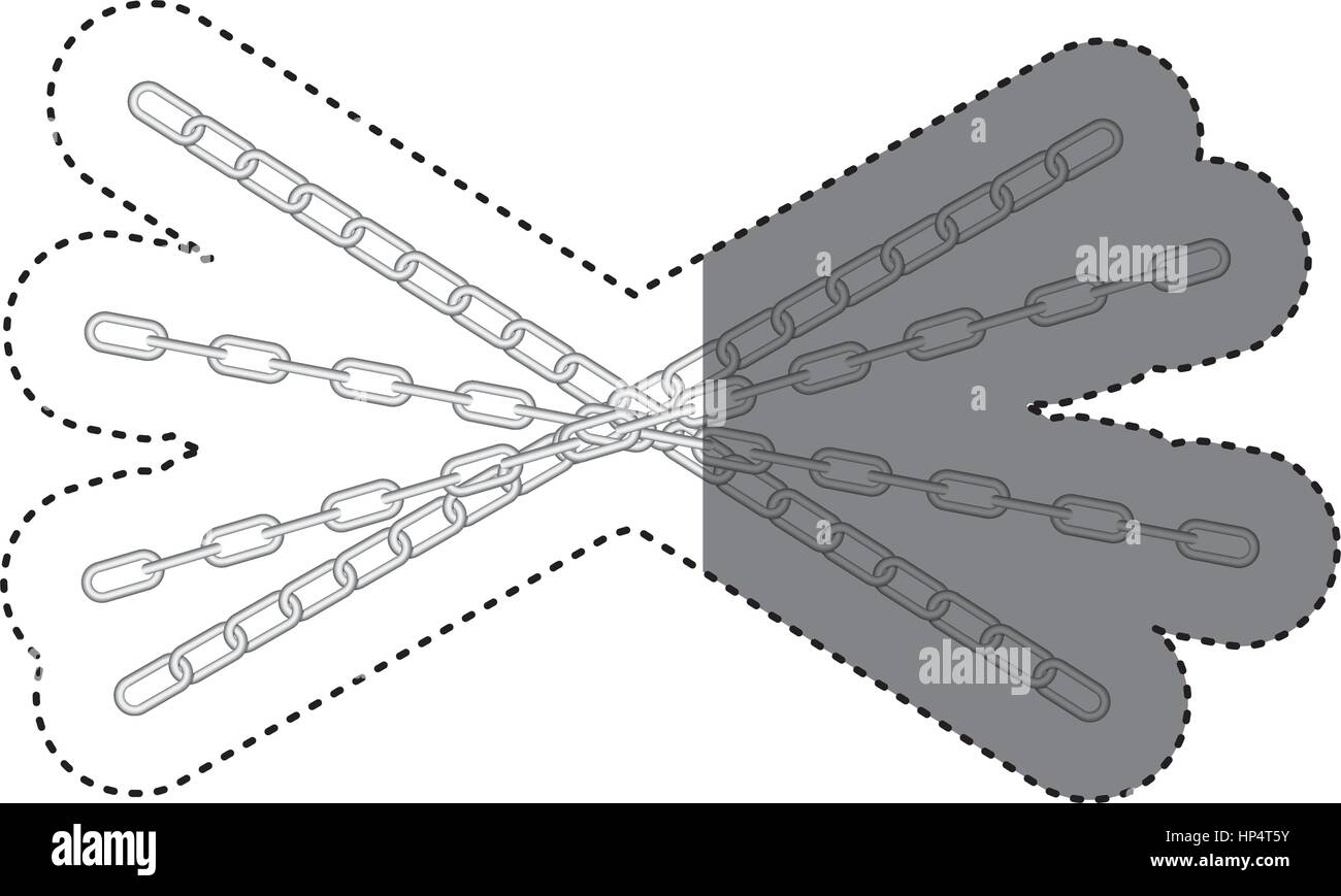 sticker metal set collection chains icon Stock Vector Image & Art - Alamy