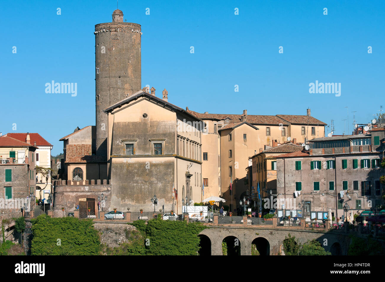 Nemi round tower palazzo ruspoli hi-res stock photography and images ...