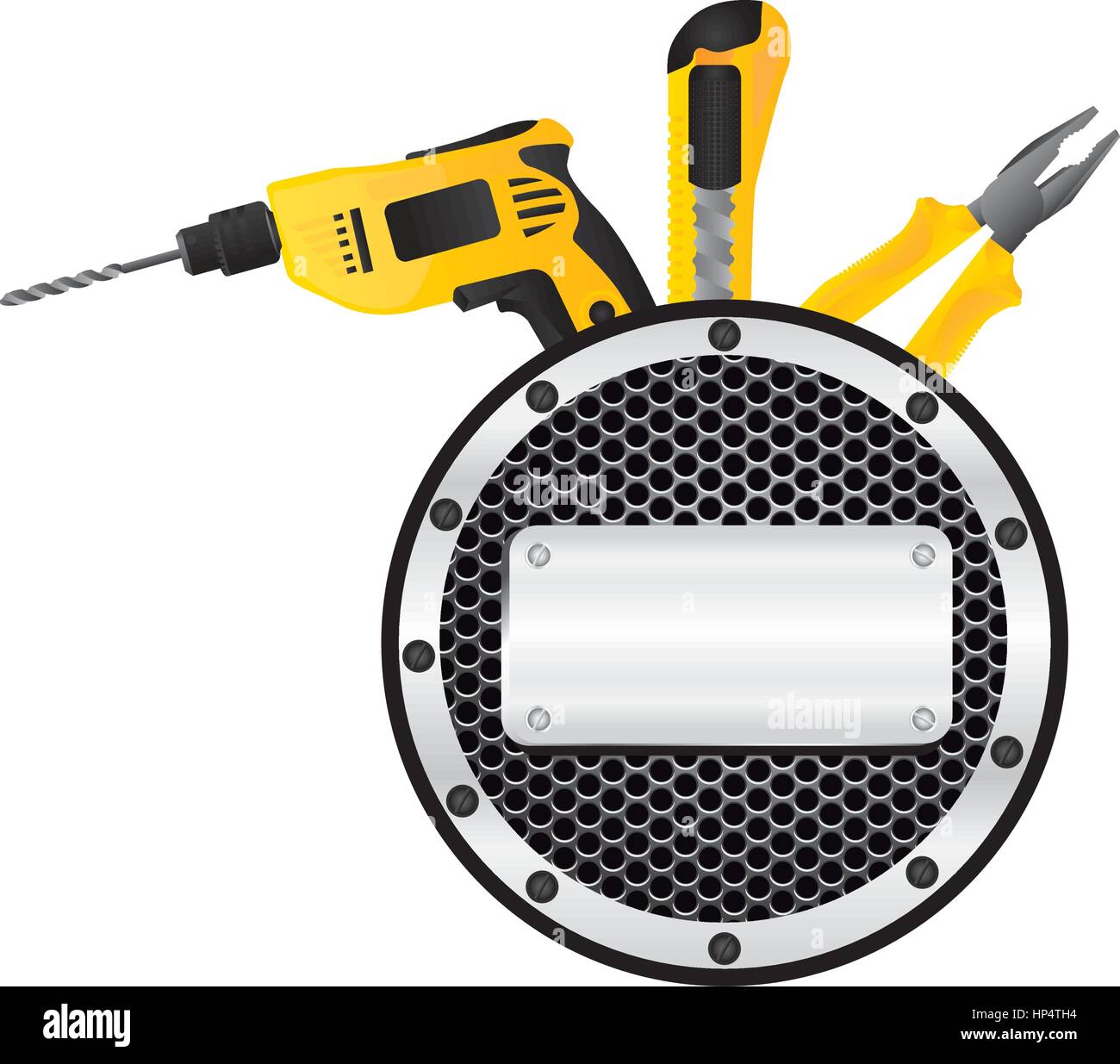 tools blank warnings icon Stock Vector Image & Art - Alamy