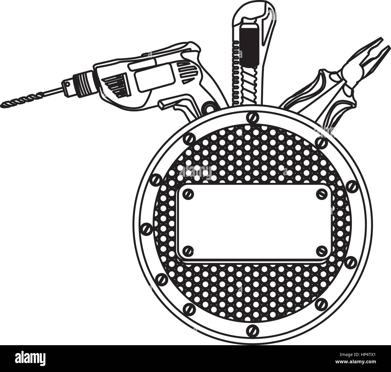 tools blank warnings icon Stock Vector Image & Art - Alamy