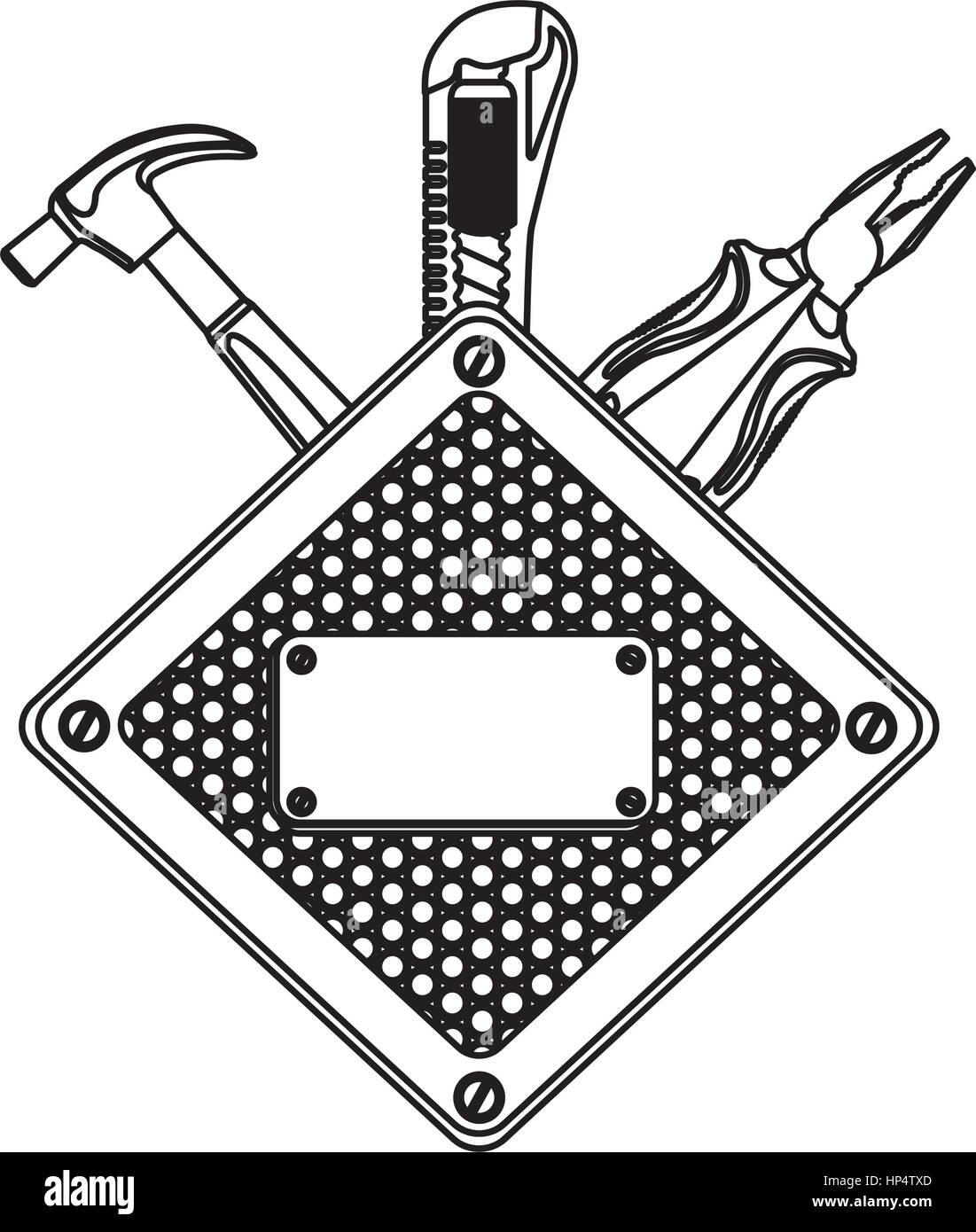 tools blank warnings icon Stock Vector Image & Art - Alamy