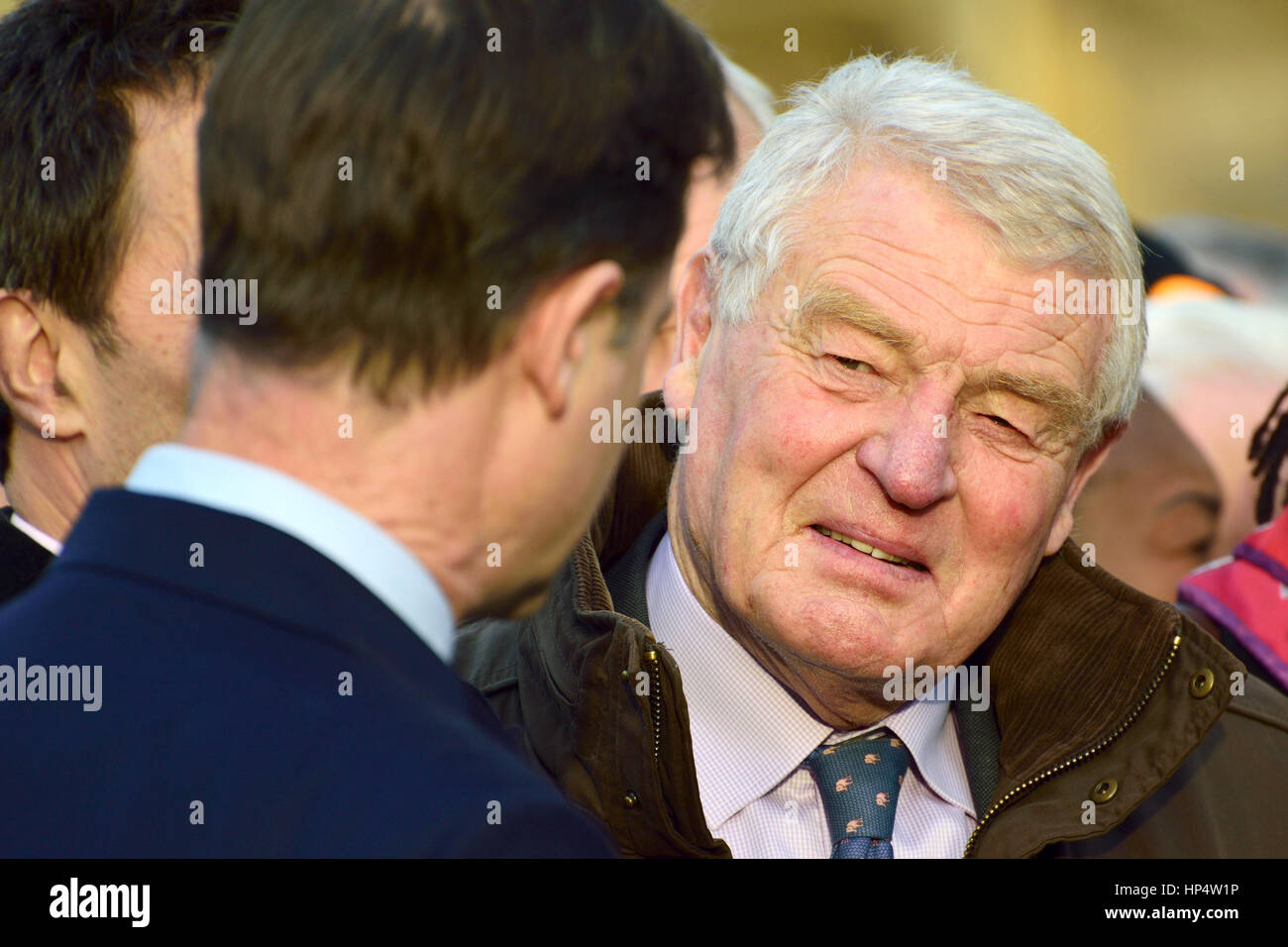 Paddy Ashdown / Baron Ashdown of Norton-sub-Hamdon, talking to Nick ...
