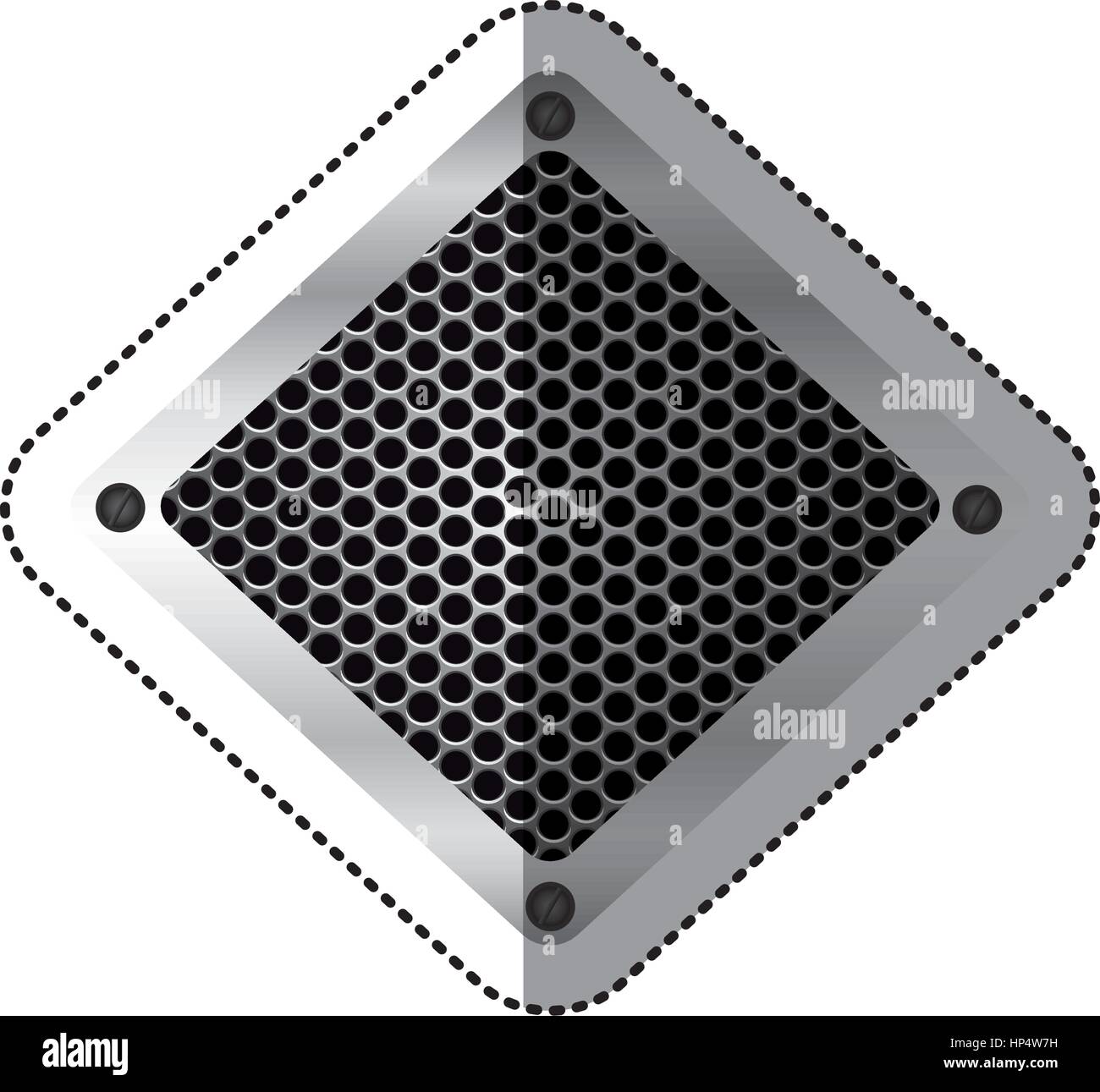 Diamond grill Stock Vector Images - Alamy