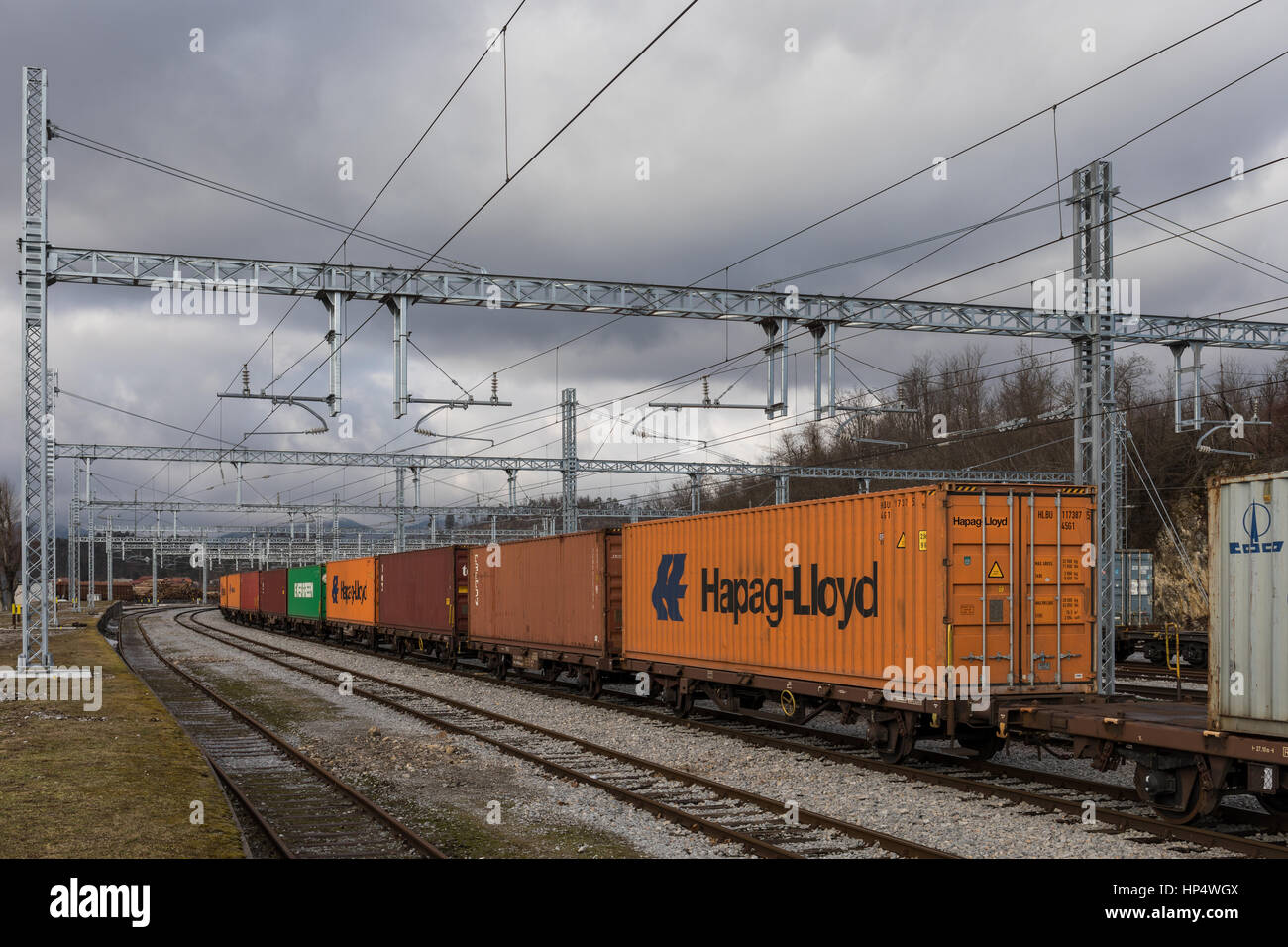 Train containers hi-res stock photography and images - Alamy