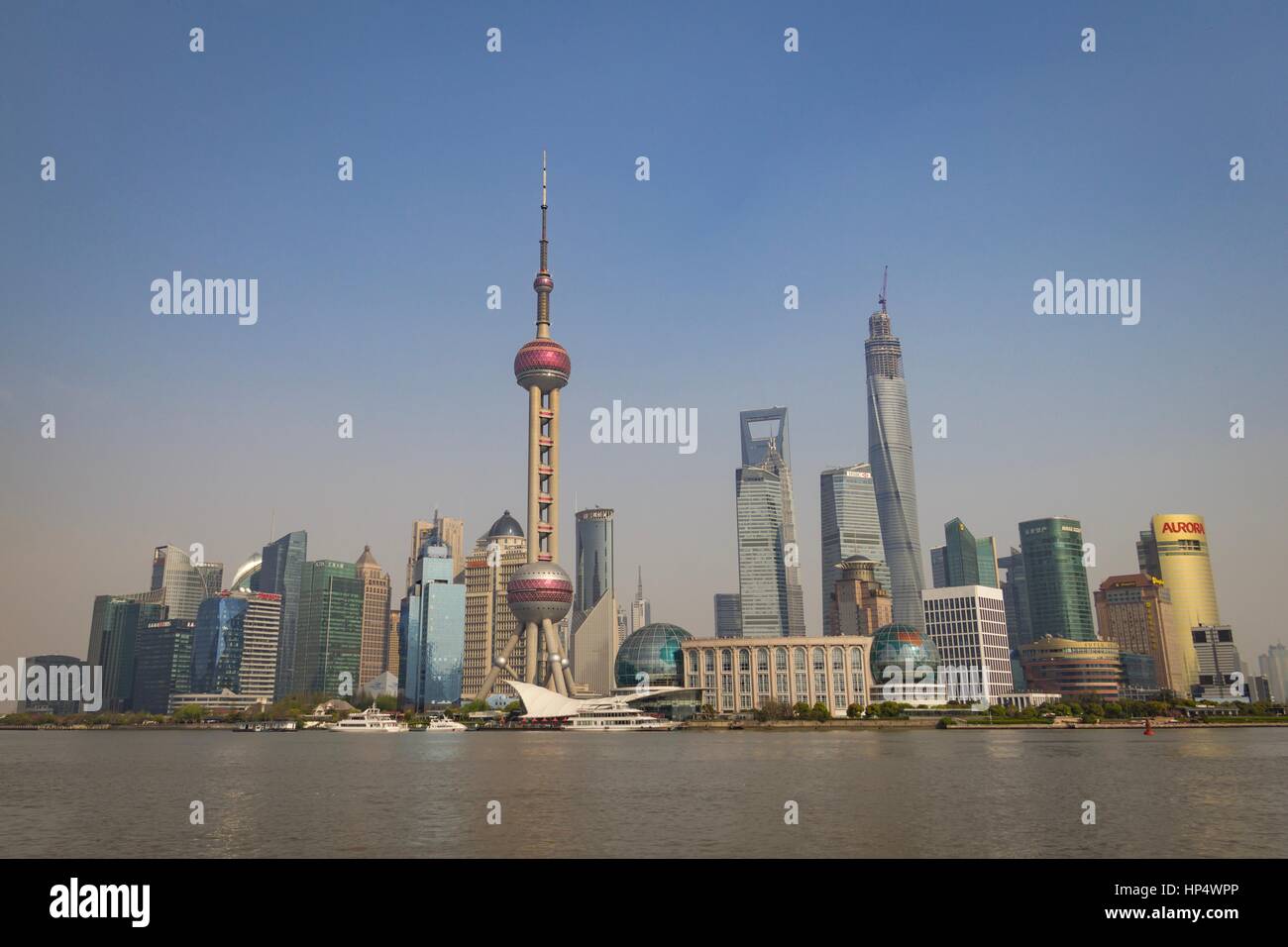 Shanghai, China - April 4, 2014 Shanghai the biggest city in China ...