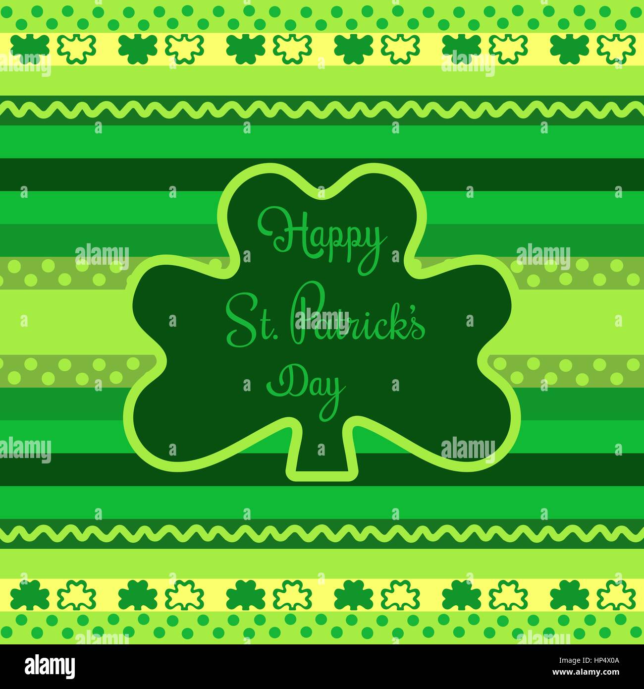 Shamrock frame border Stock Vector Image & Art - Alamy