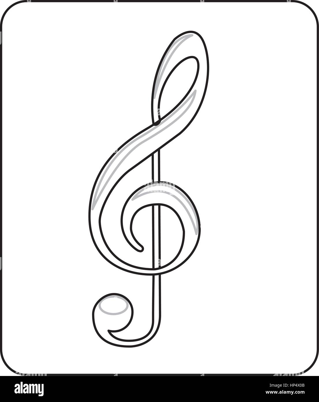 emblem music symbol icon Stock Vector Image & Art - Alamy