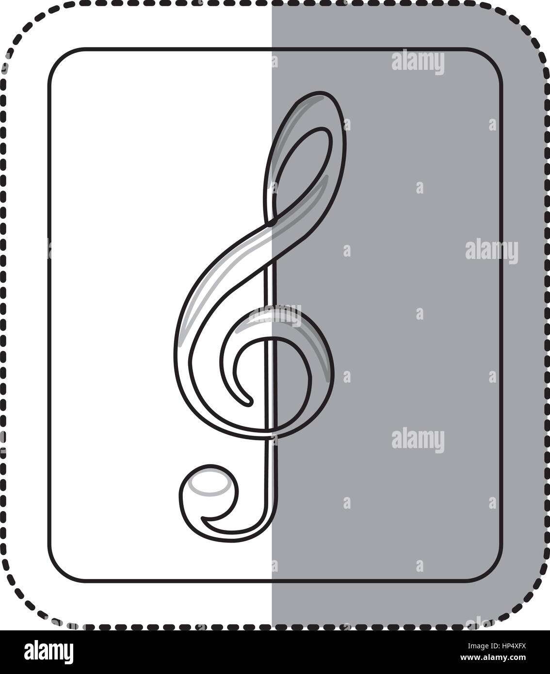 emblem music symbol icon Stock Vector Image & Art - Alamy
