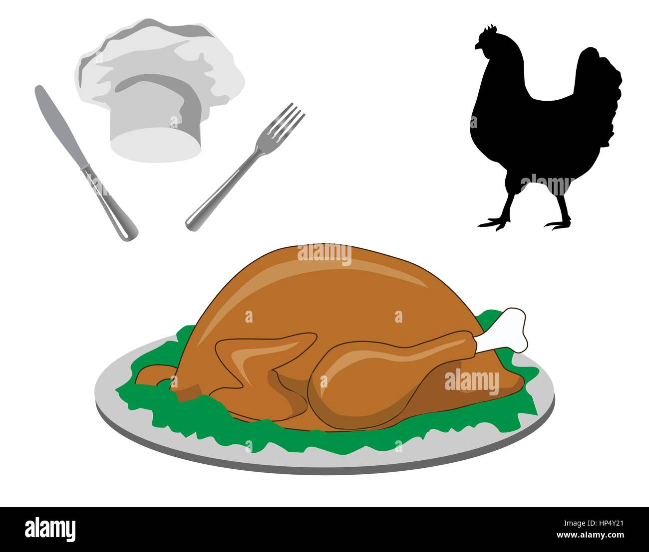 Delicious meal food Stock Vector Images - Alamy