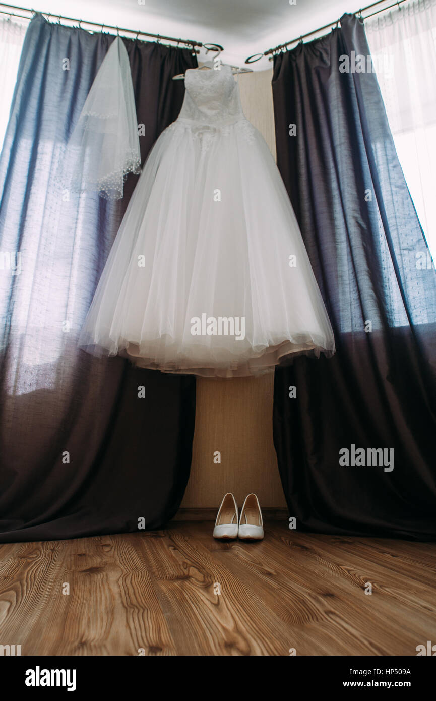 Black Gown Hanging Up High Resolution Stock Photography and Images - Alamy
