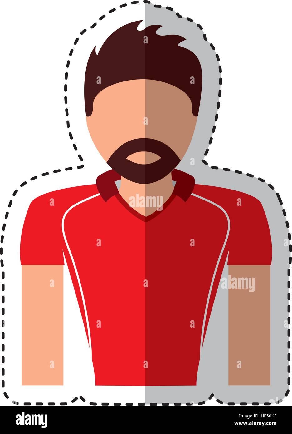 american football player avatar vector illustration design Stock Vector ...