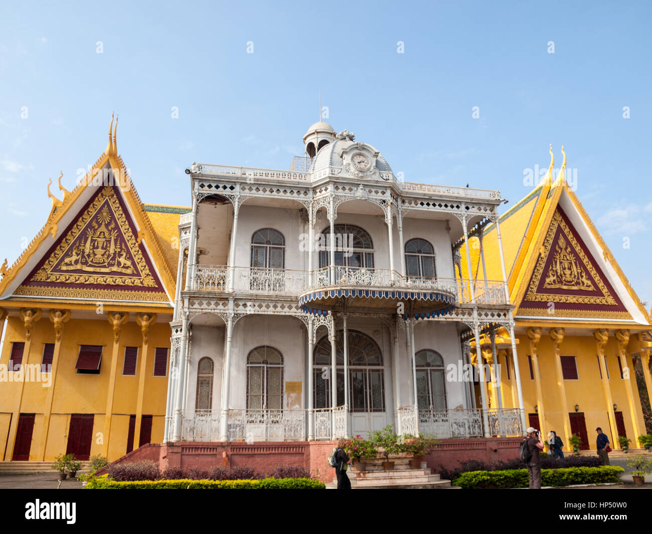 Phnom Penh Royal Palace Napoleon III Pavilion Stock Photo - Alamy