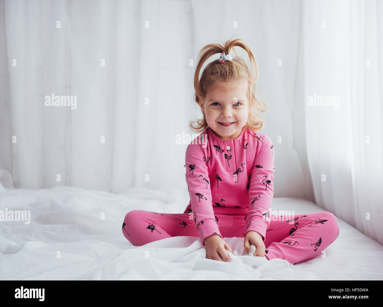 Child in pajama Stock Photo - Alamy