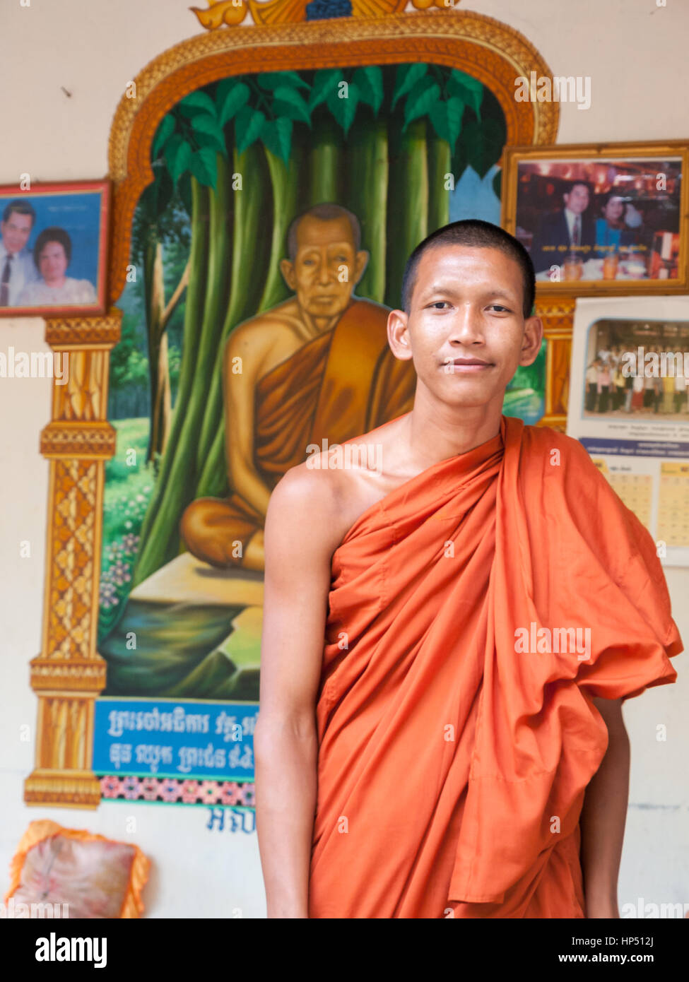 Monk portrait hi-res stock photography and images - Alamy