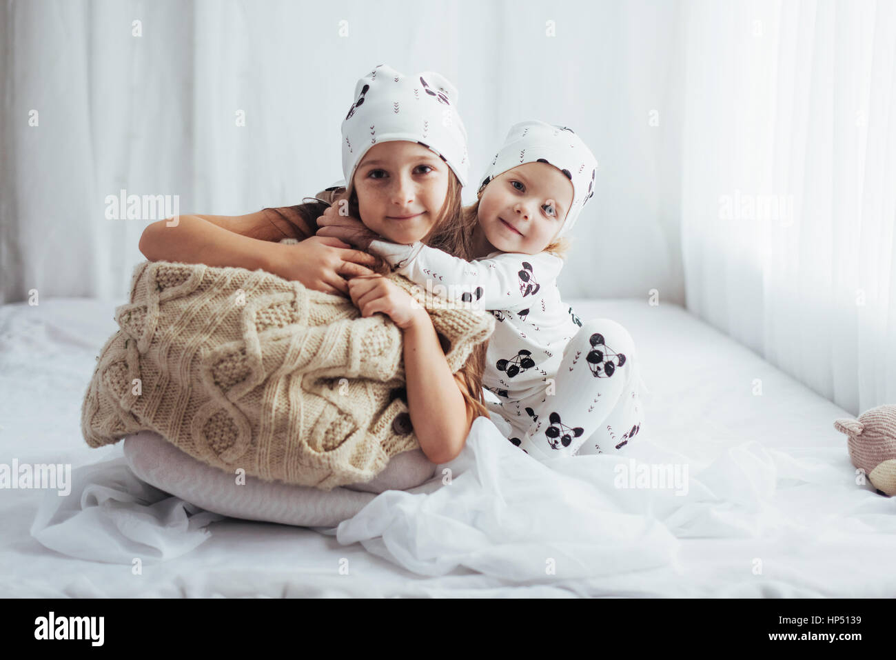 Children in pajamas Stock Photo - Alamy