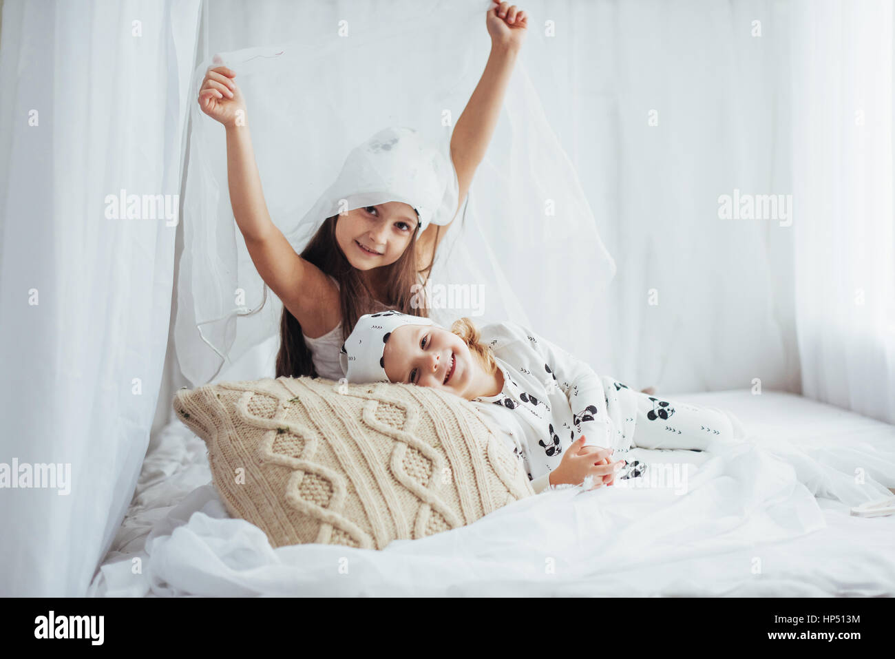 Children in pajamas Stock Photo - Alamy