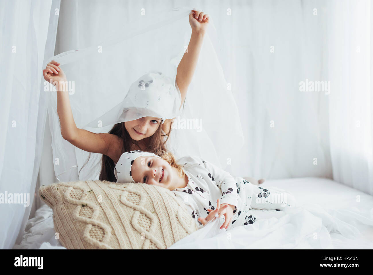 Children in pajamas Stock Photo - Alamy