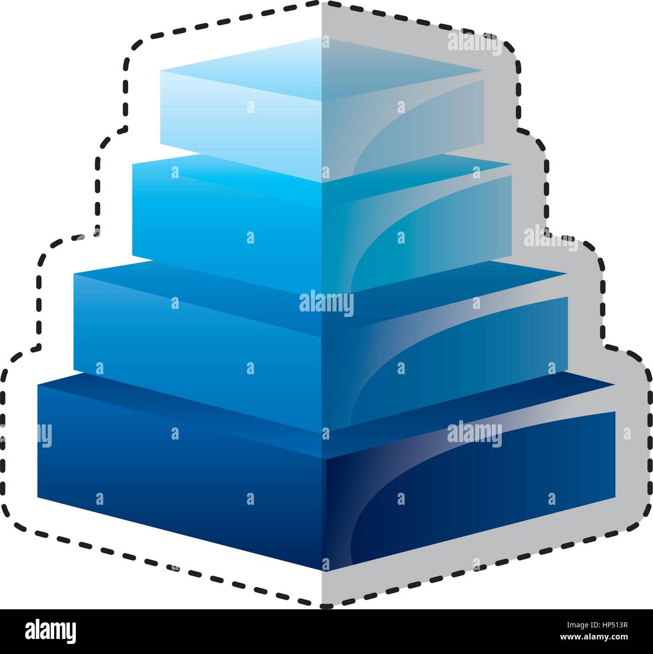 pyramid emblem infographic icon vector illustration design Stock Vector ...