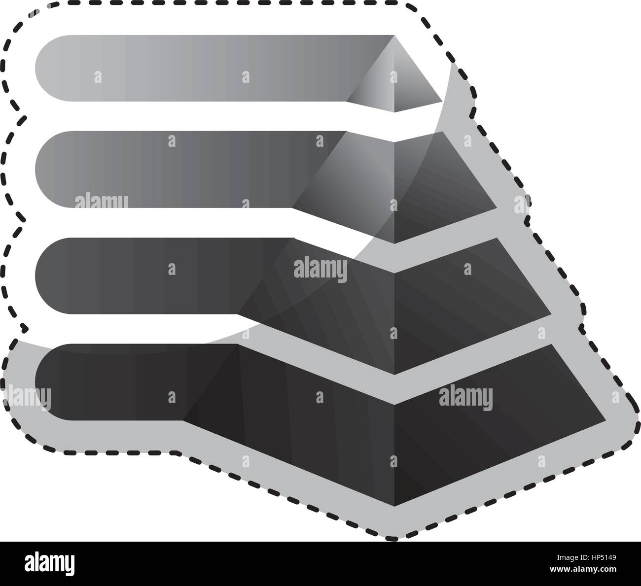 pyramid emblem infographic icon vector illustration design Stock Vector ...
