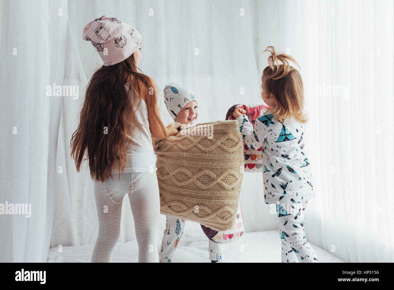 Children in pajamas Stock Photo - Alamy