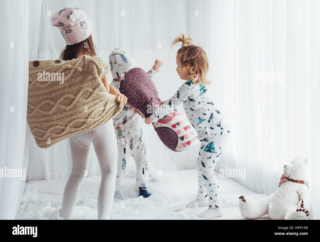 Children in pajamas Stock Photo - Alamy