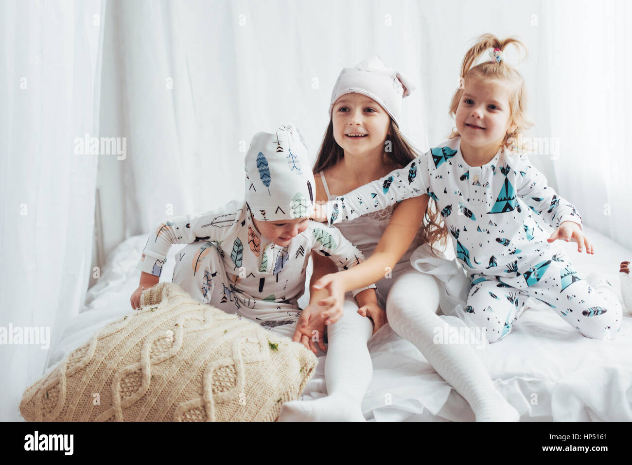 Children in pajamas Stock Photo - Alamy