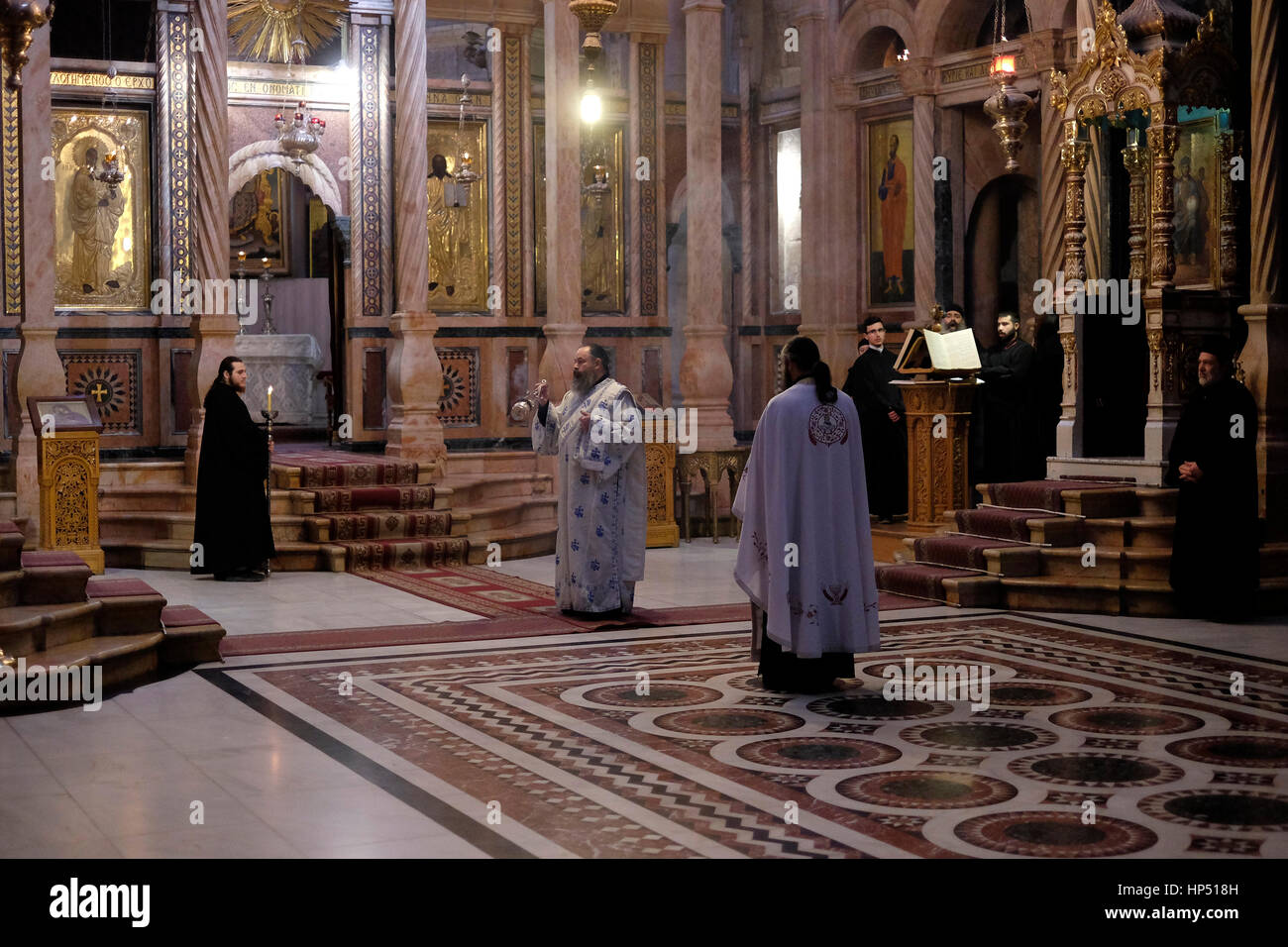Procession greek orthodox priests church hi-res stock photography and ...