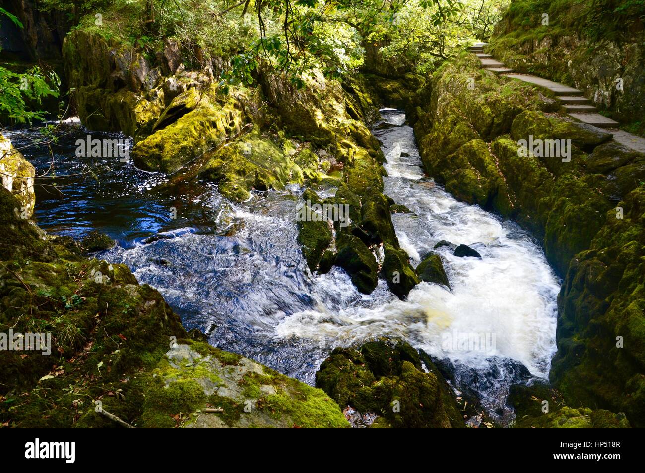 River Doe, Ingleton Waterfalls Walk Stock Photo - Alamy