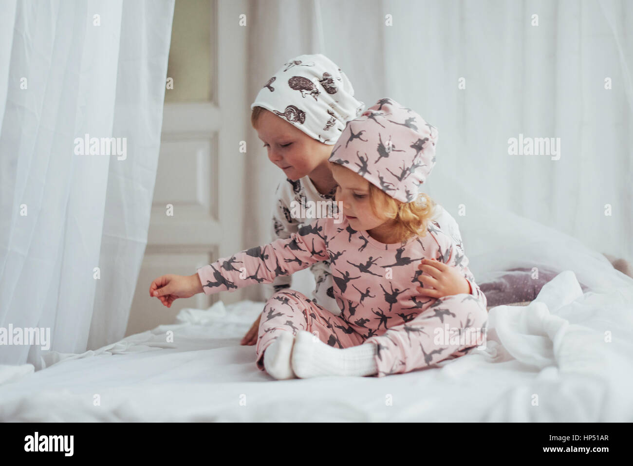 Children in pajamas Stock Photo - Alamy