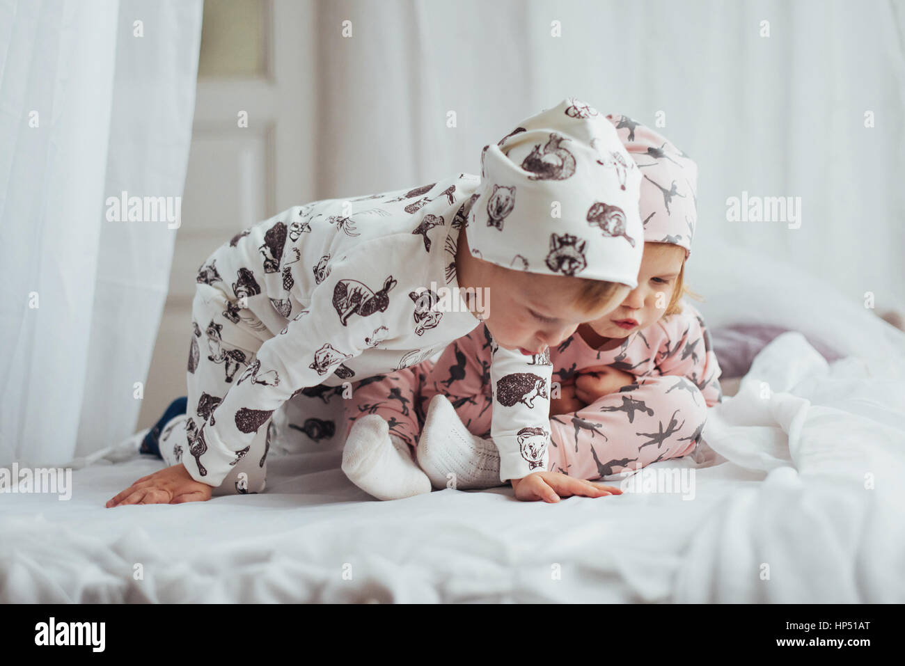 Children in pajamas Stock Photo - Alamy