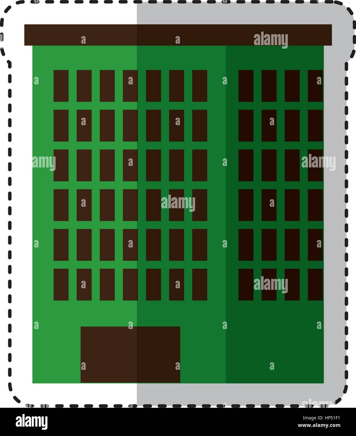 building silhouette isolated icon vector illustration design Stock ...