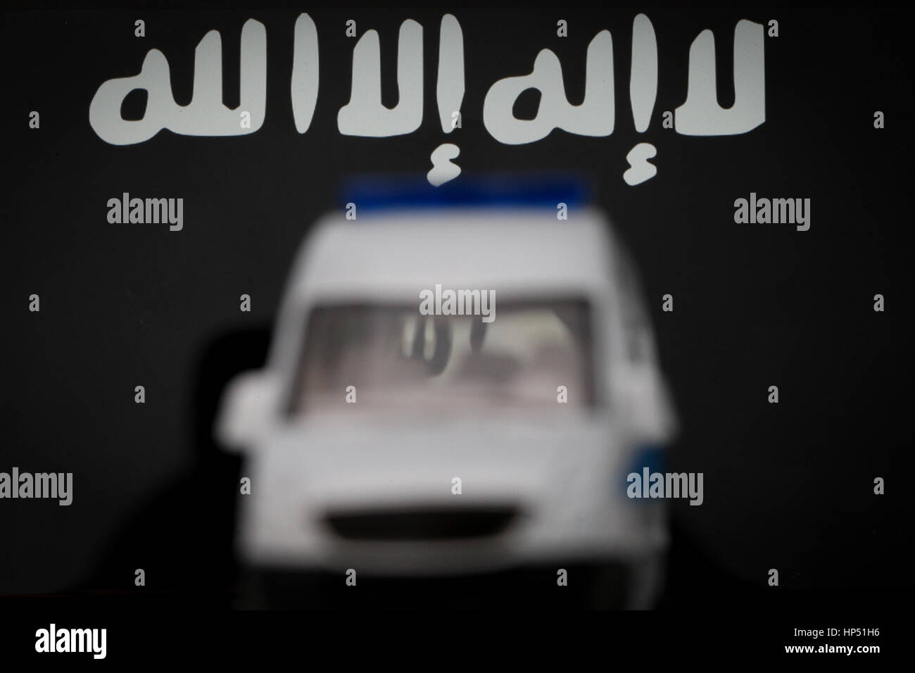 Black shahada flag hi-res stock photography and images - Alamy