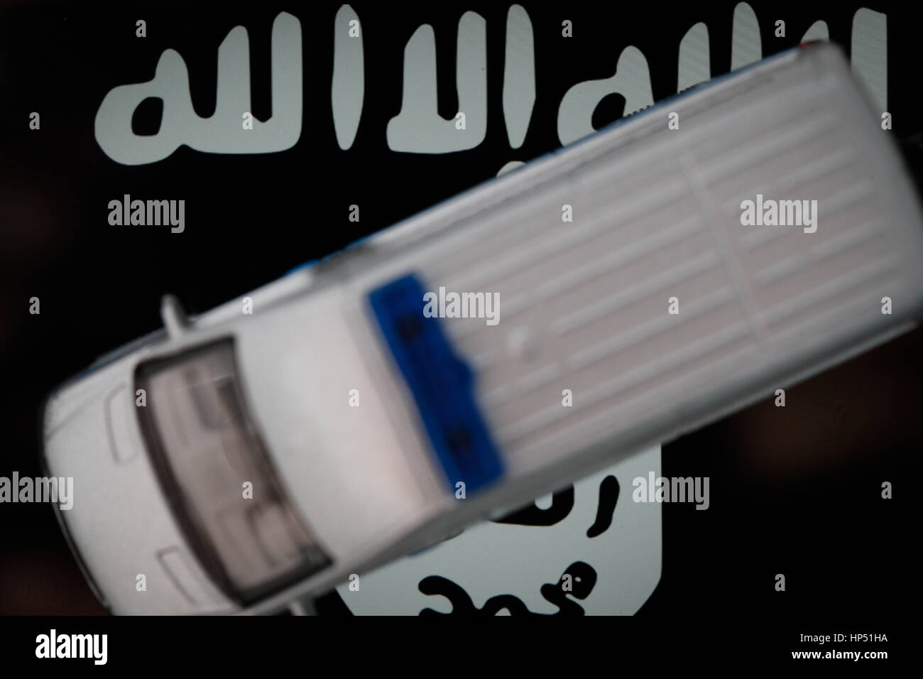 Black shahada flag hi-res stock photography and images - Alamy