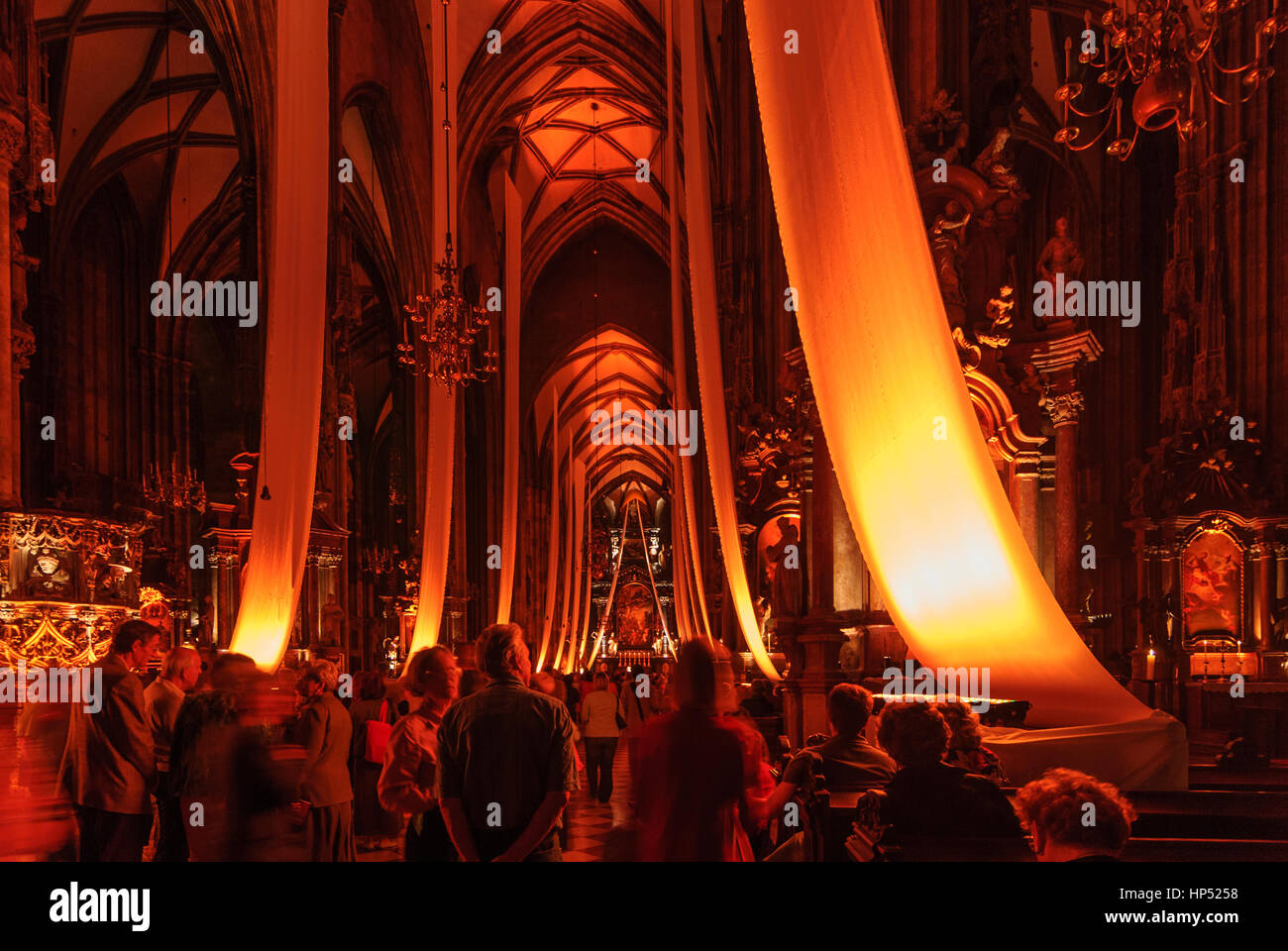 Wien, Vienna, Church St. Stephen's Cathedral; festival Long night of ...