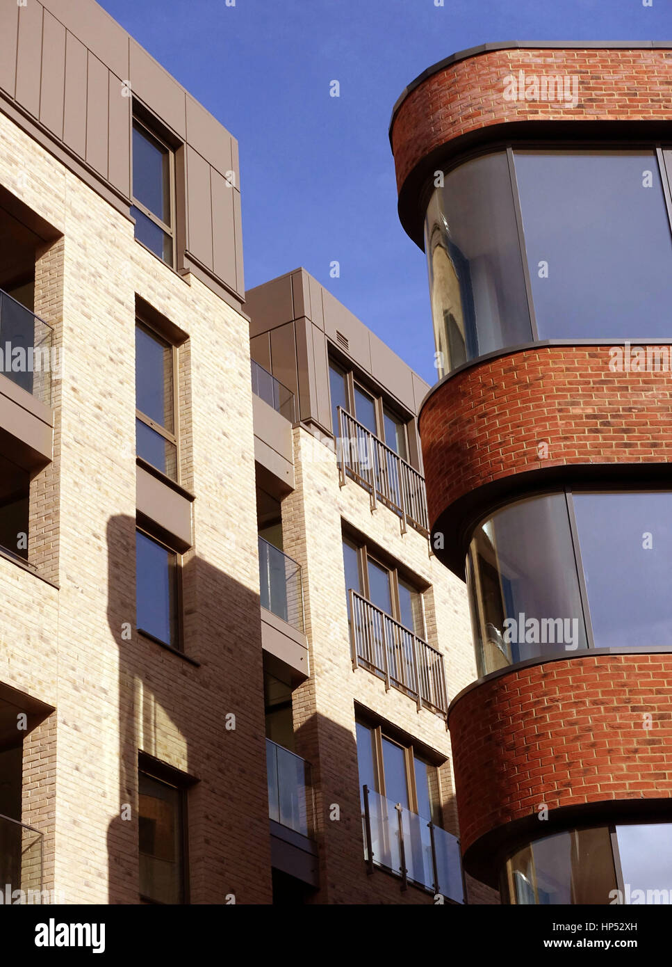 New build blocks of flats in Camberwell, South London Stock Photo - Alamy