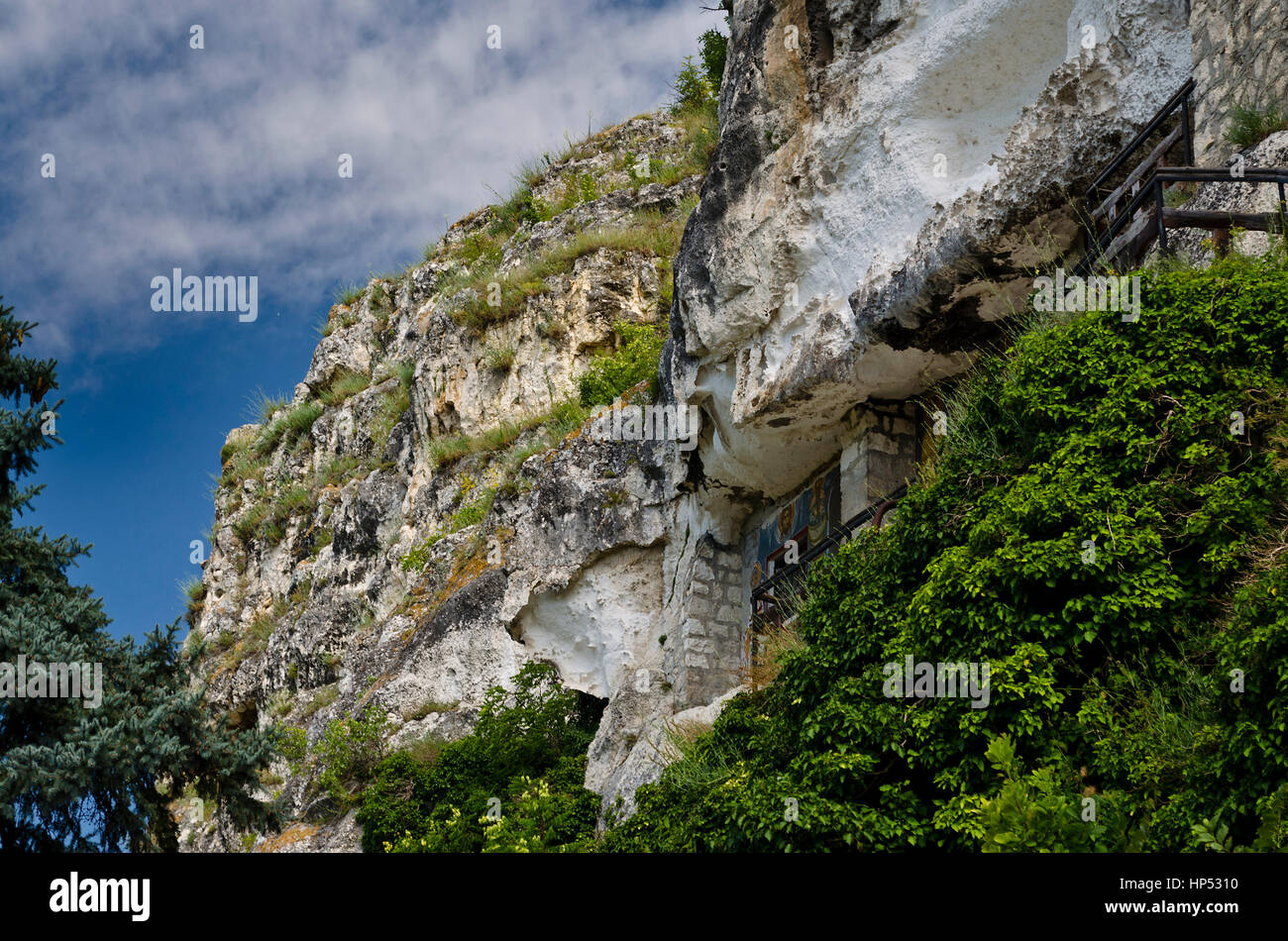 The rock monastery St Dimitrii of Basarbovo Stock Photo - Alamy