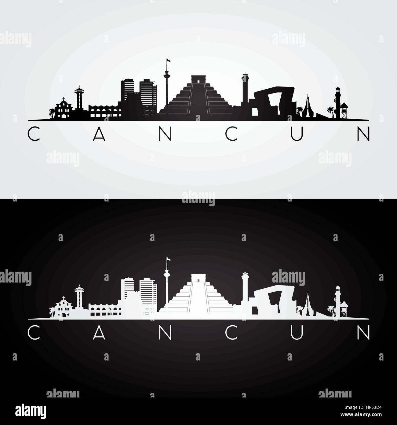 Welcome mexico city skyline hi-res stock photography and images - Alamy