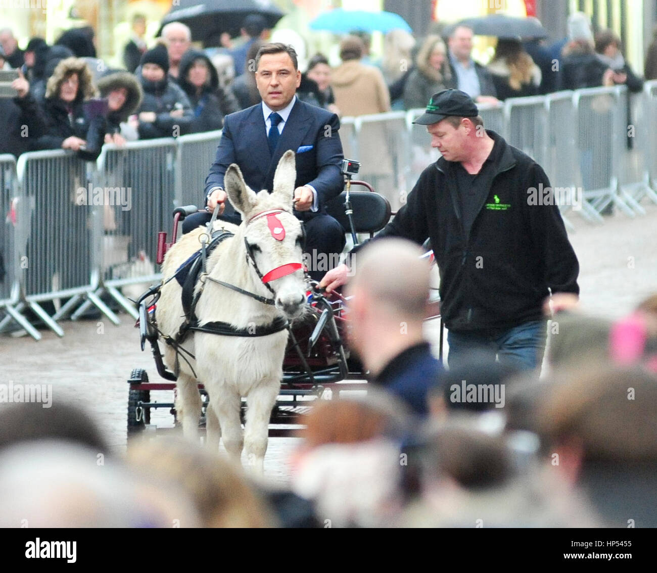 David Walliams arriving for the judges stage of auditions for BGT ...