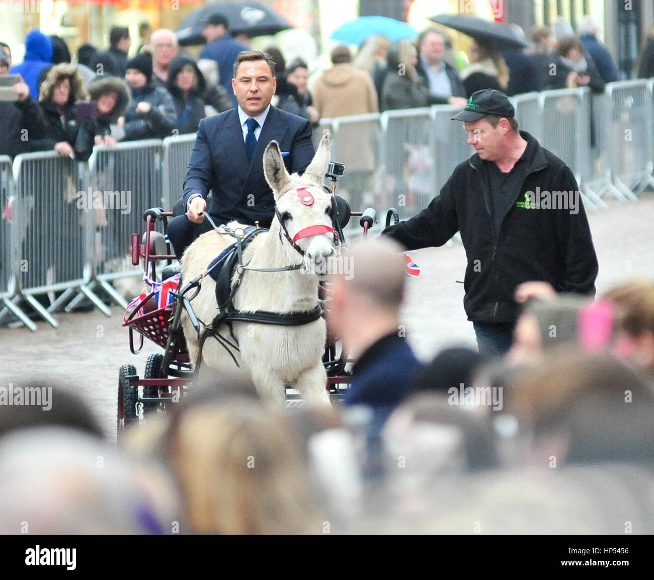 David Walliams arriving for the judges stage of auditions for BGT ...