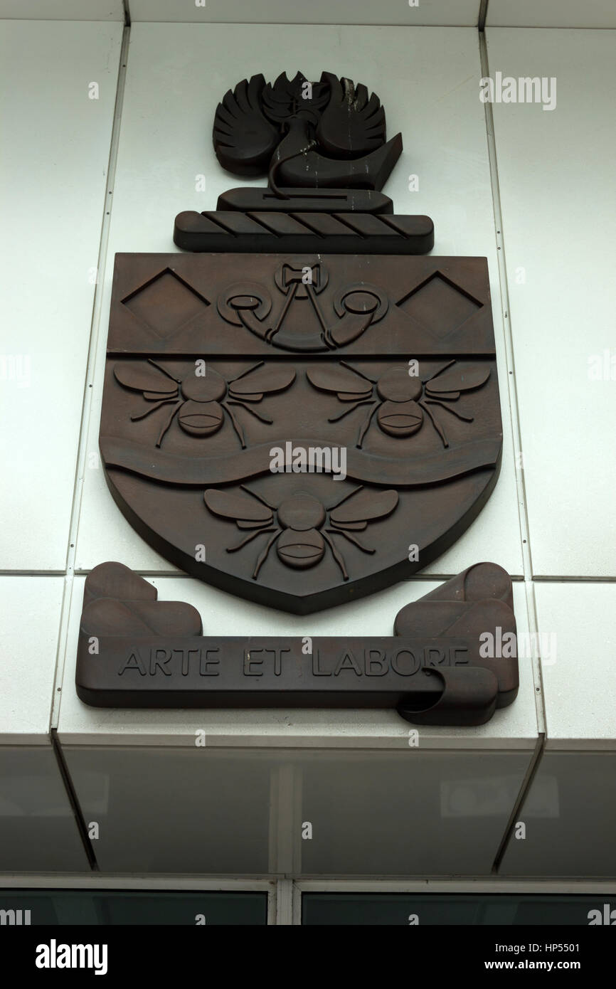 Blackburn Town Crest Stock Photo - Alamy