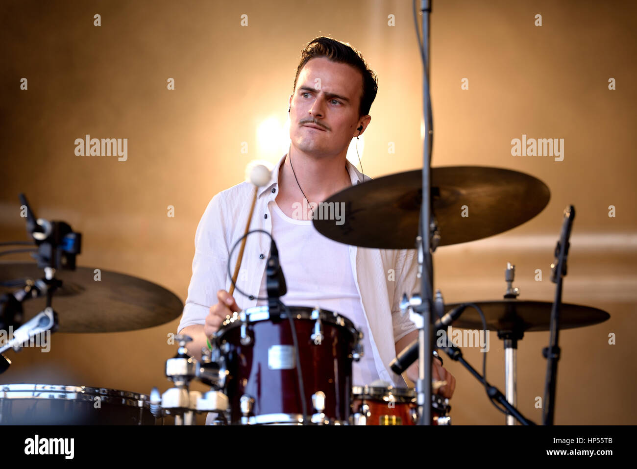 BARCELONA - JUN 19: Dorian Concept (composer, producer, and keyboard ...