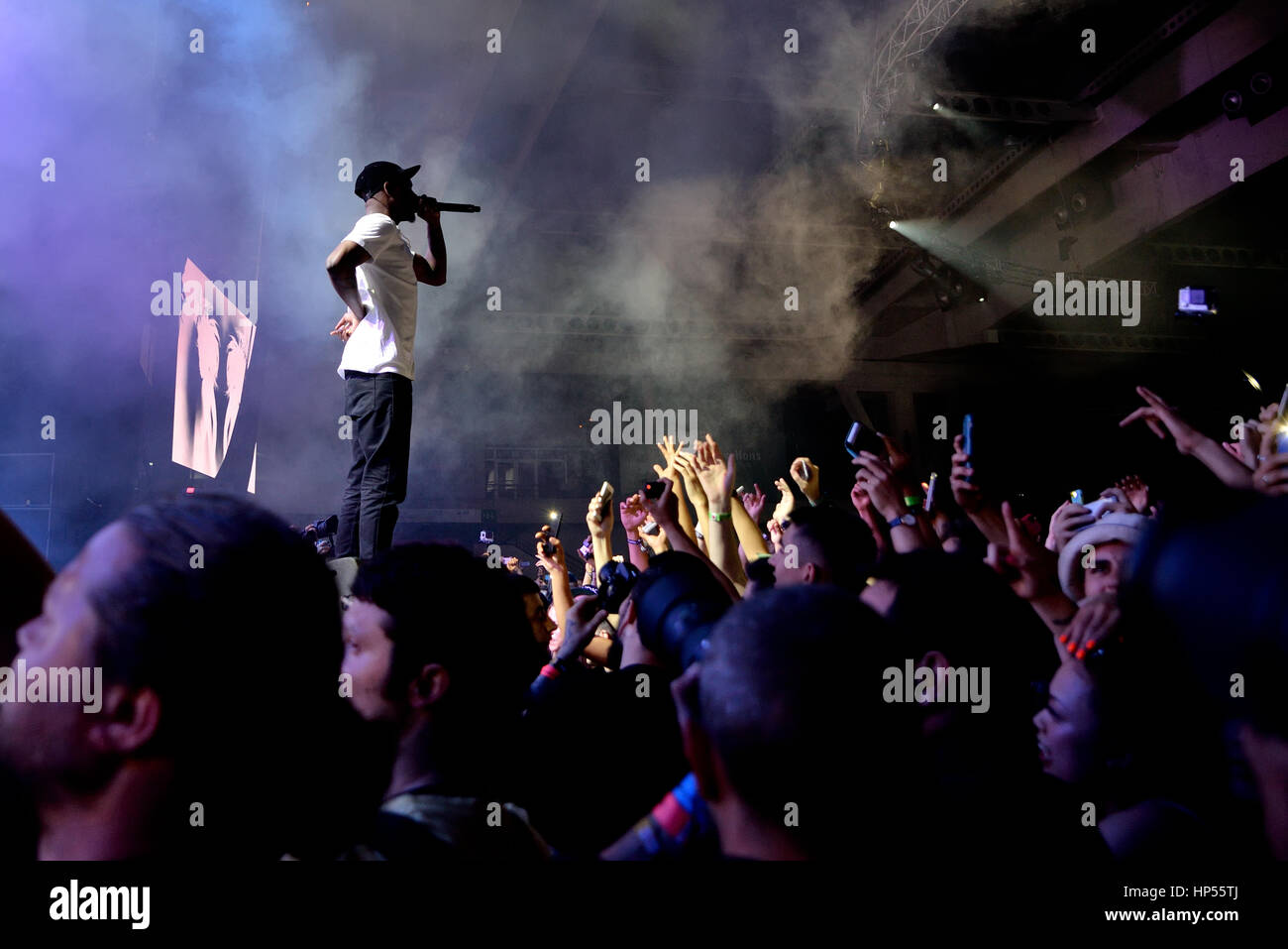 Rap Concert Crowd From Stage