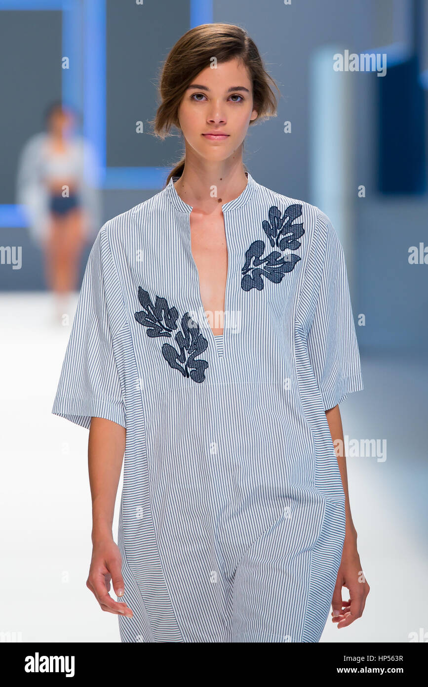 BARCELONA - JUN 30: A model walks the runway for the Lebor Gabala ...