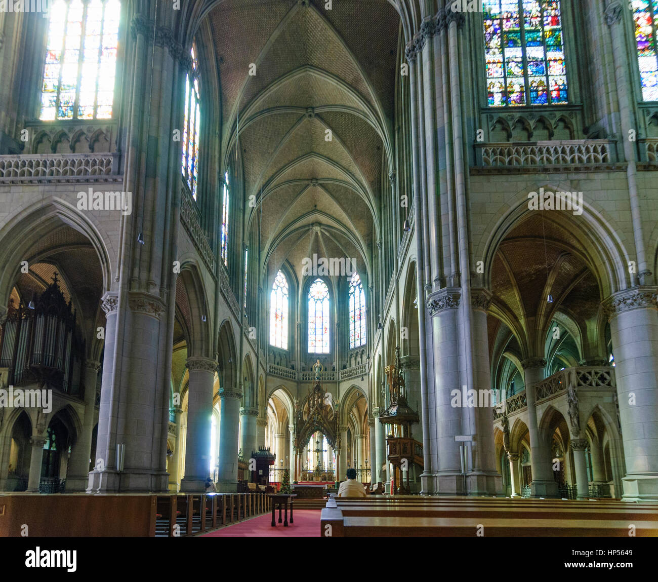 Linz, Neuer Dom, New Cathedral, Donau, Oberösterreich, Upper Austria, Austria Stock Photo - Alamy