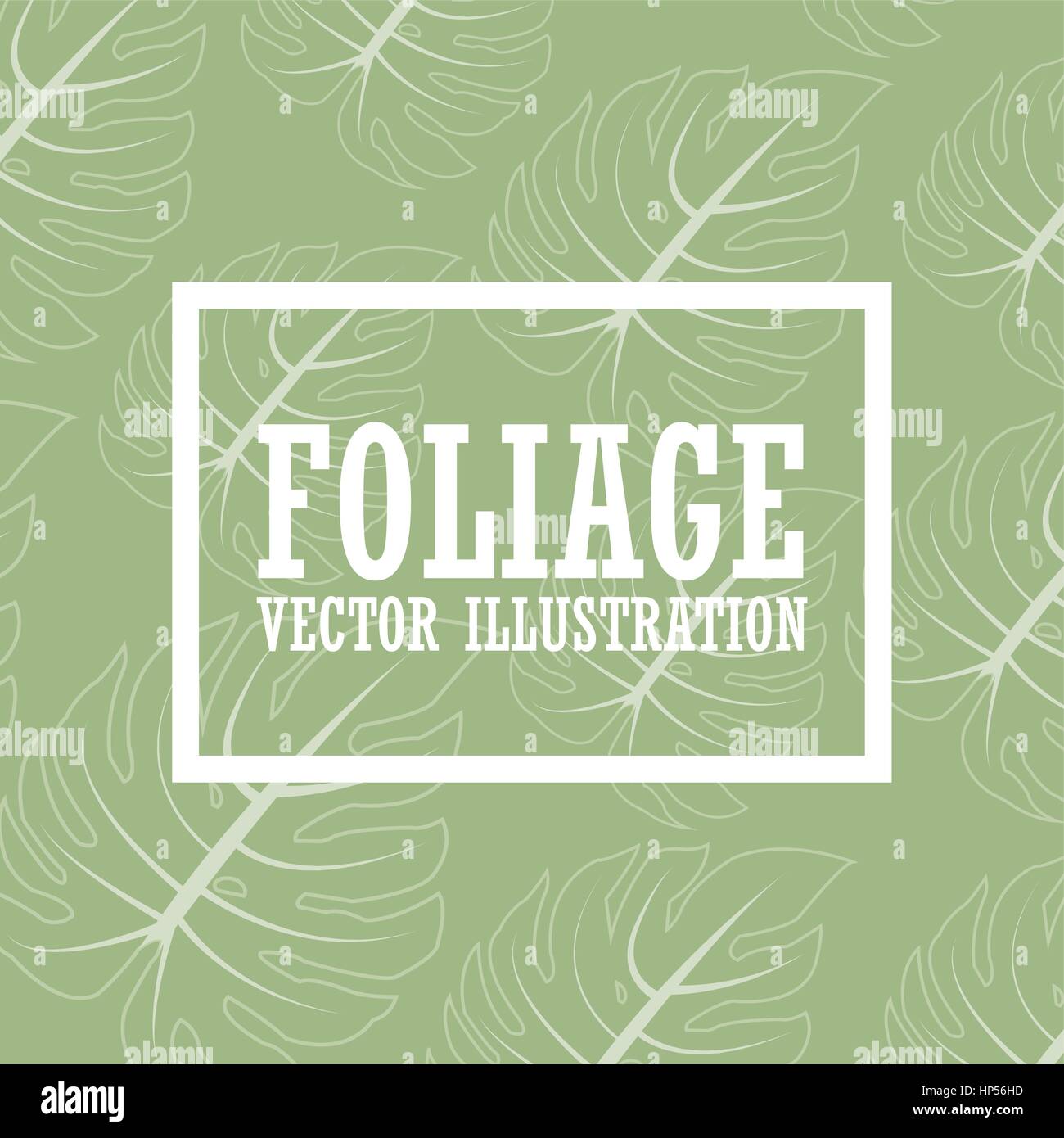 Foliage concept with icon design, vector illustration 10 eps graphic ...