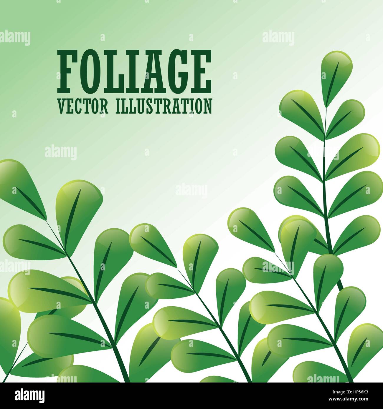 Foliage concept with icon design, vector illustration 10 eps graphic ...