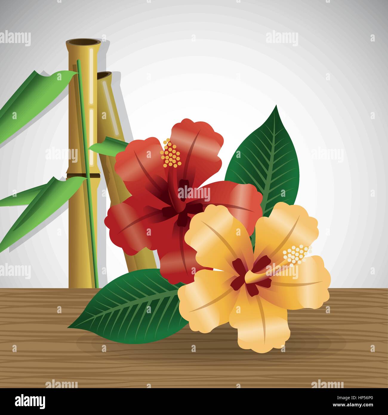 Tropical concept with icon design, vector illustration 10 eps graphic ...