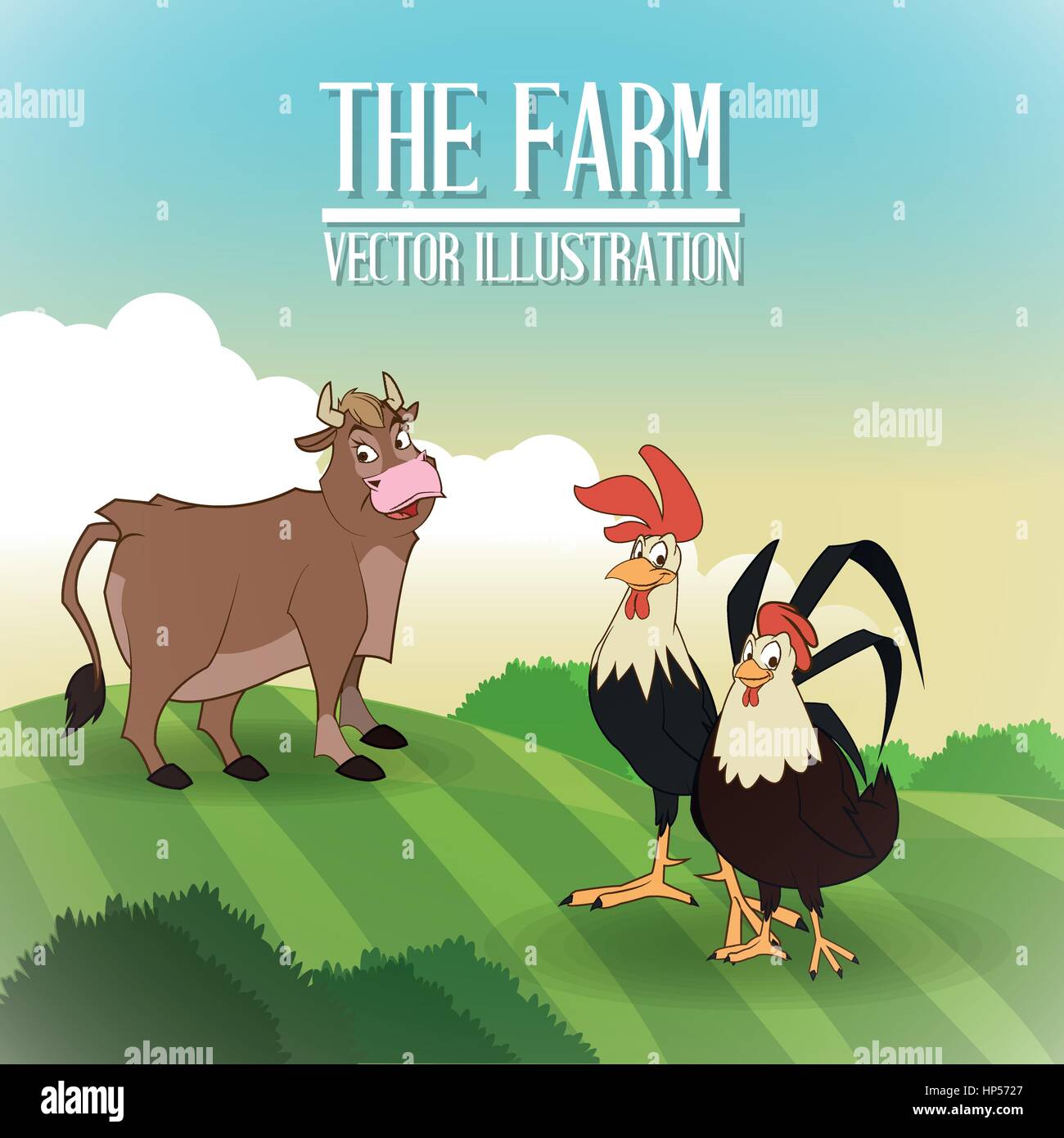 Farm concept with icon design, vector illustration 10 eps graphic Stock ...